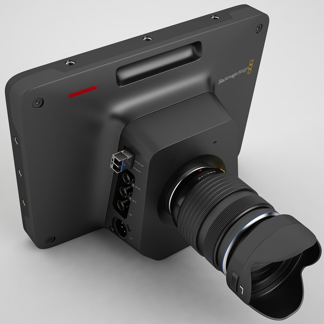 3d model blackmagic studio camera