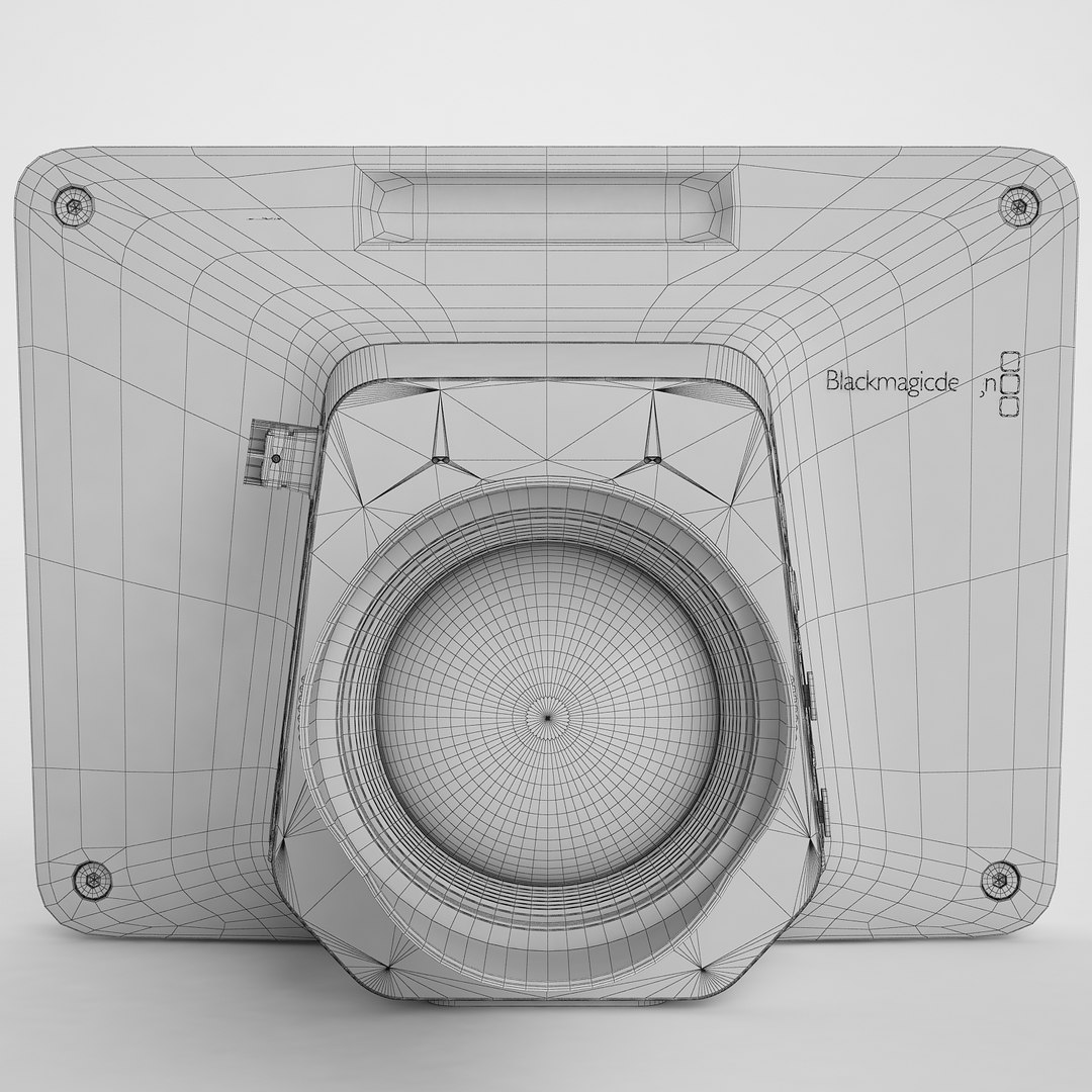 3d Model Blackmagic Studio Camera