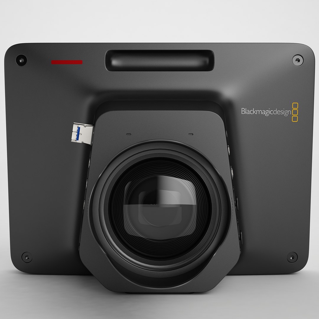 3d Model Blackmagic Studio Camera