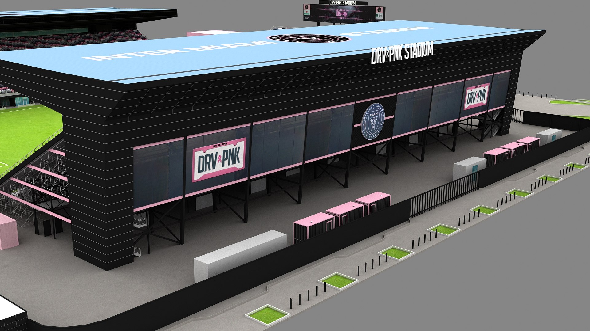 DRV PNK Stadium Inter Miami CF Lockhart Stadium 3D model - TurboSquid ...