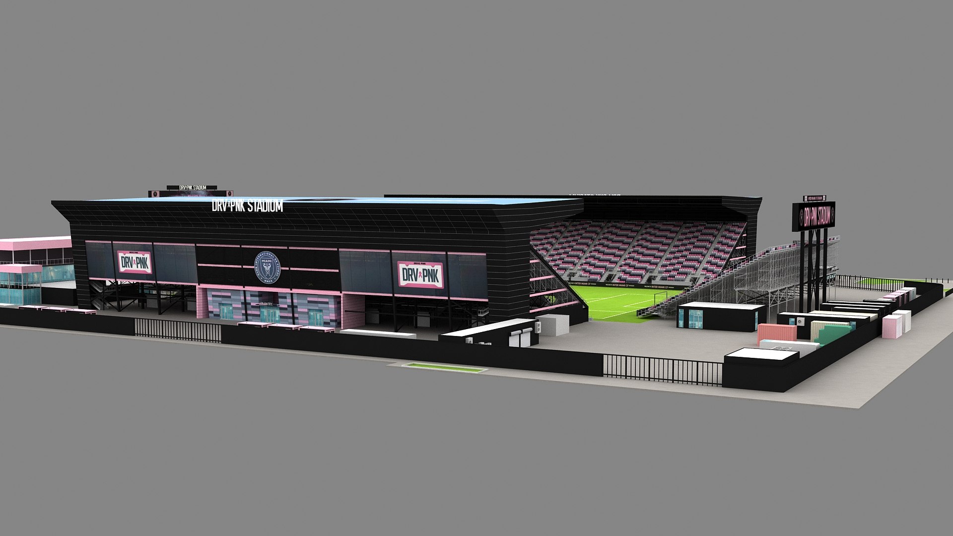 DRV PNK Stadium Inter Miami CF Lockhart Stadium 3D model - TurboSquid ...