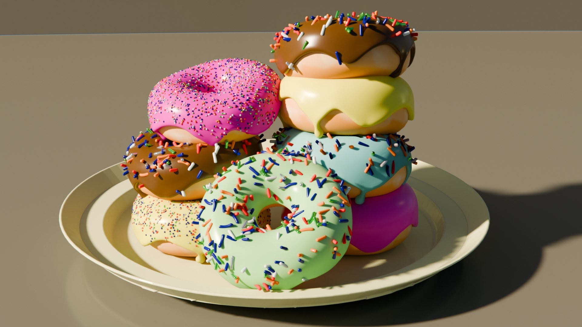 Donut 3D - TurboSquid 2207658