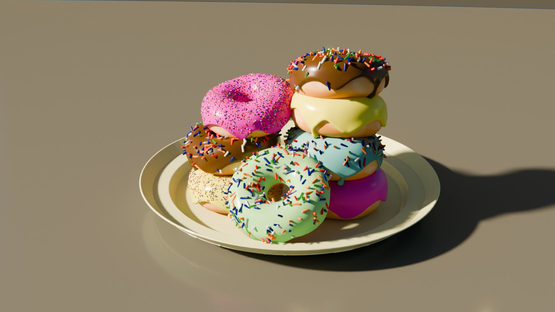Donut 3D - TurboSquid 2207658