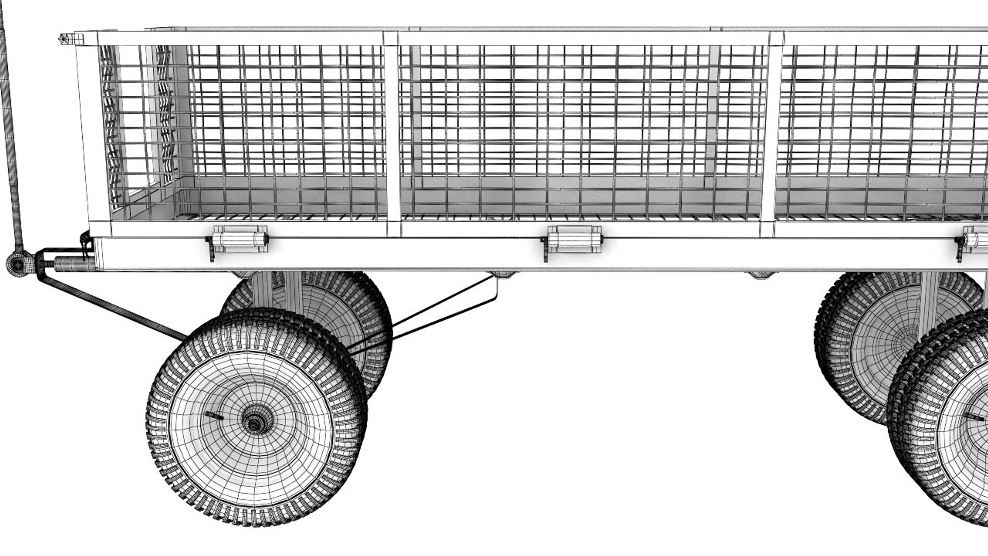 3D cart farm model - TurboSquid 1695927