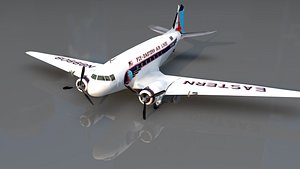 Douglas DC-3 3D Models for Download | TurboSquid