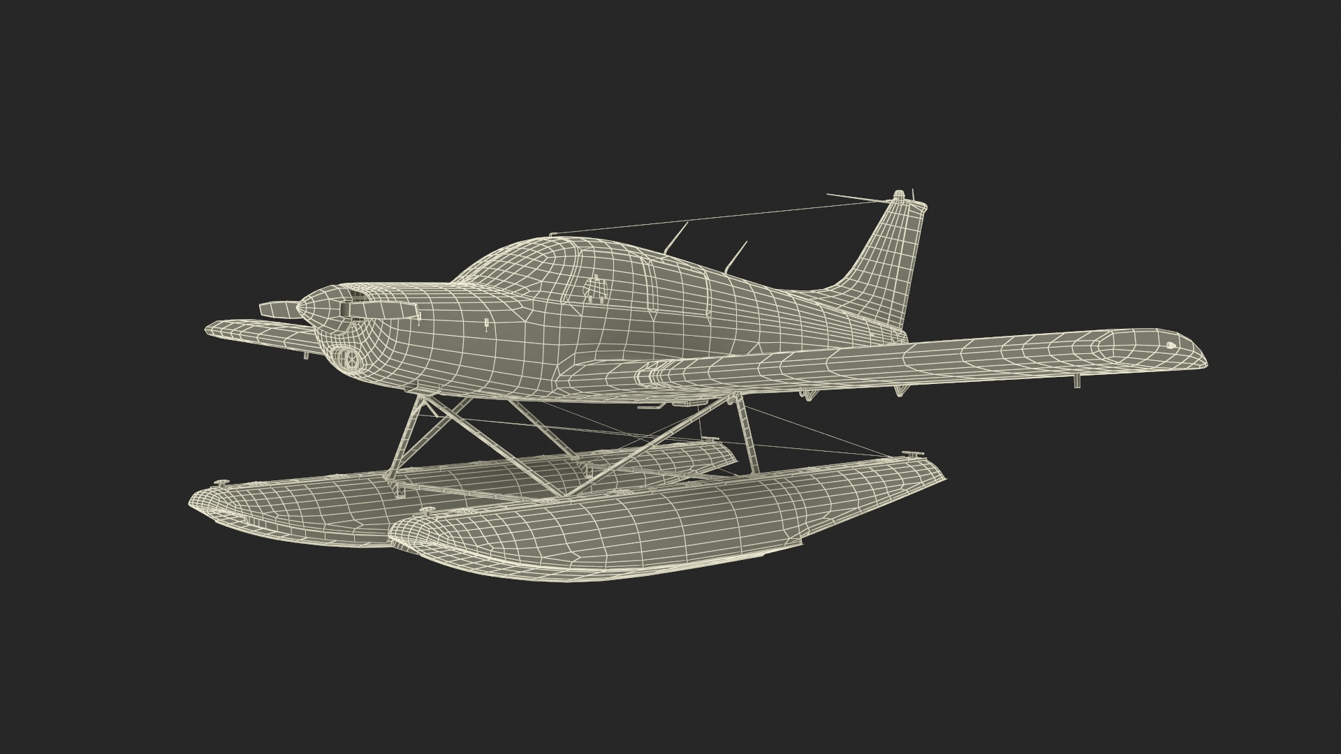 3D Piper PA-28 Cherokee Seaplane Model - TurboSquid 2325133