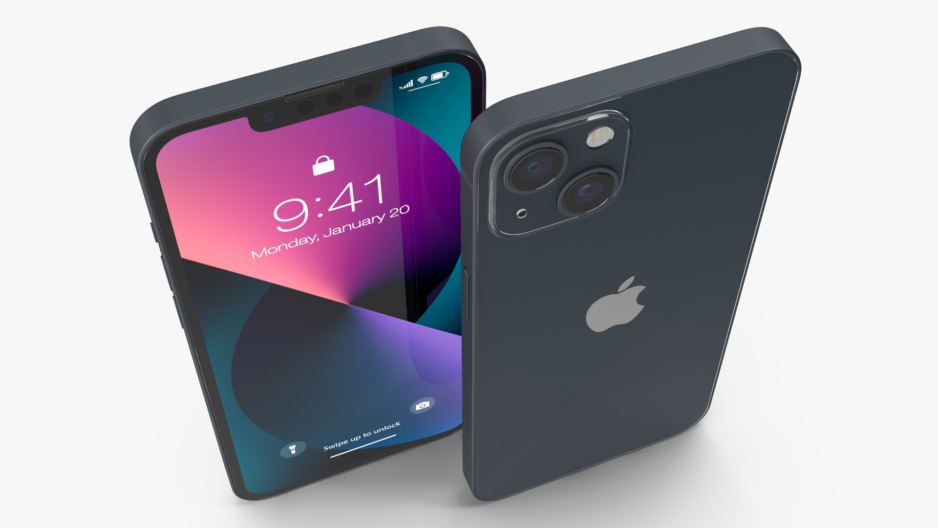 Midnight Apple IPhone 13 3D Model - TurboSquid 1830002