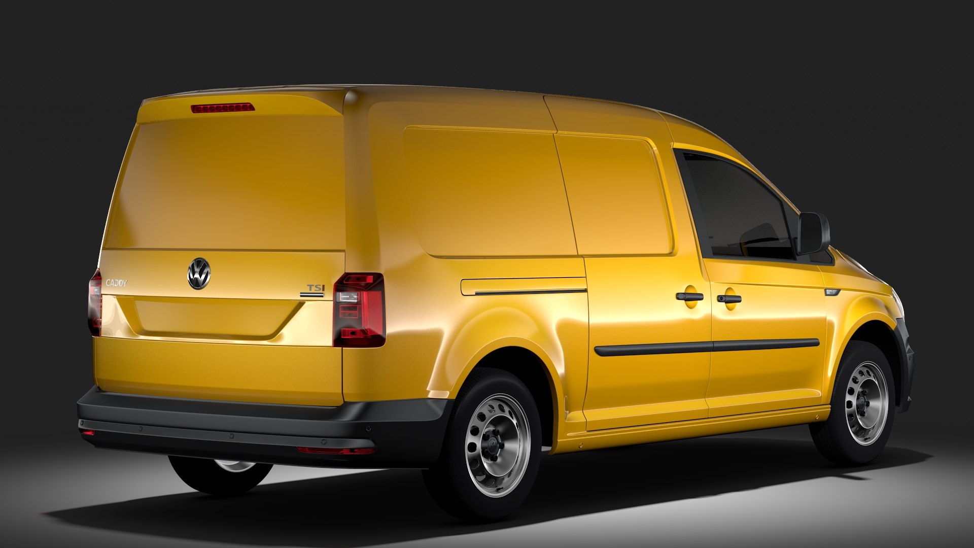 3D volkswagen caddy panel model - TurboSquid 1197507