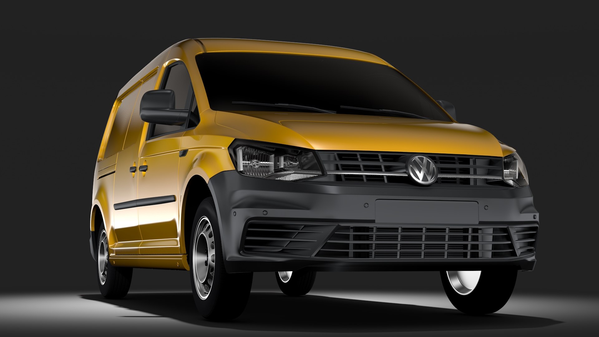 3D volkswagen caddy panel model - TurboSquid 1197507