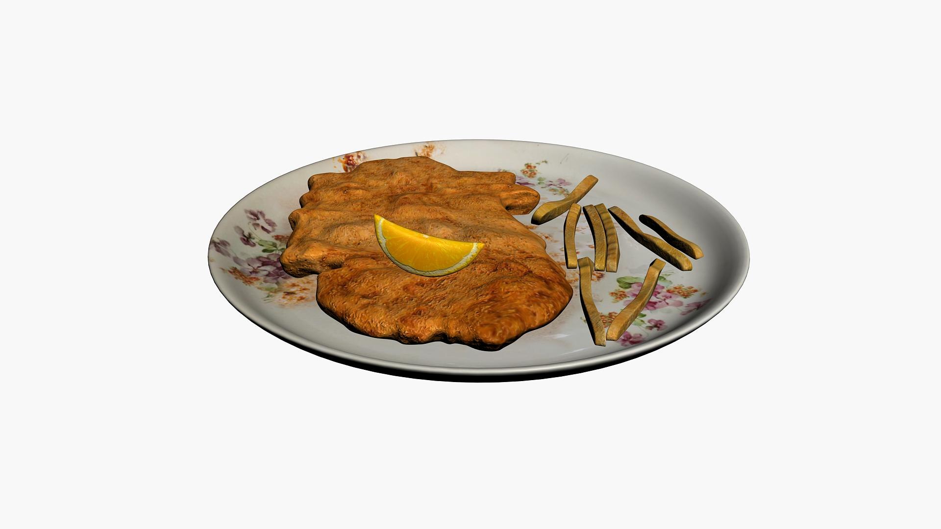 3D Milan Schnitzel - TurboSquid 2052823