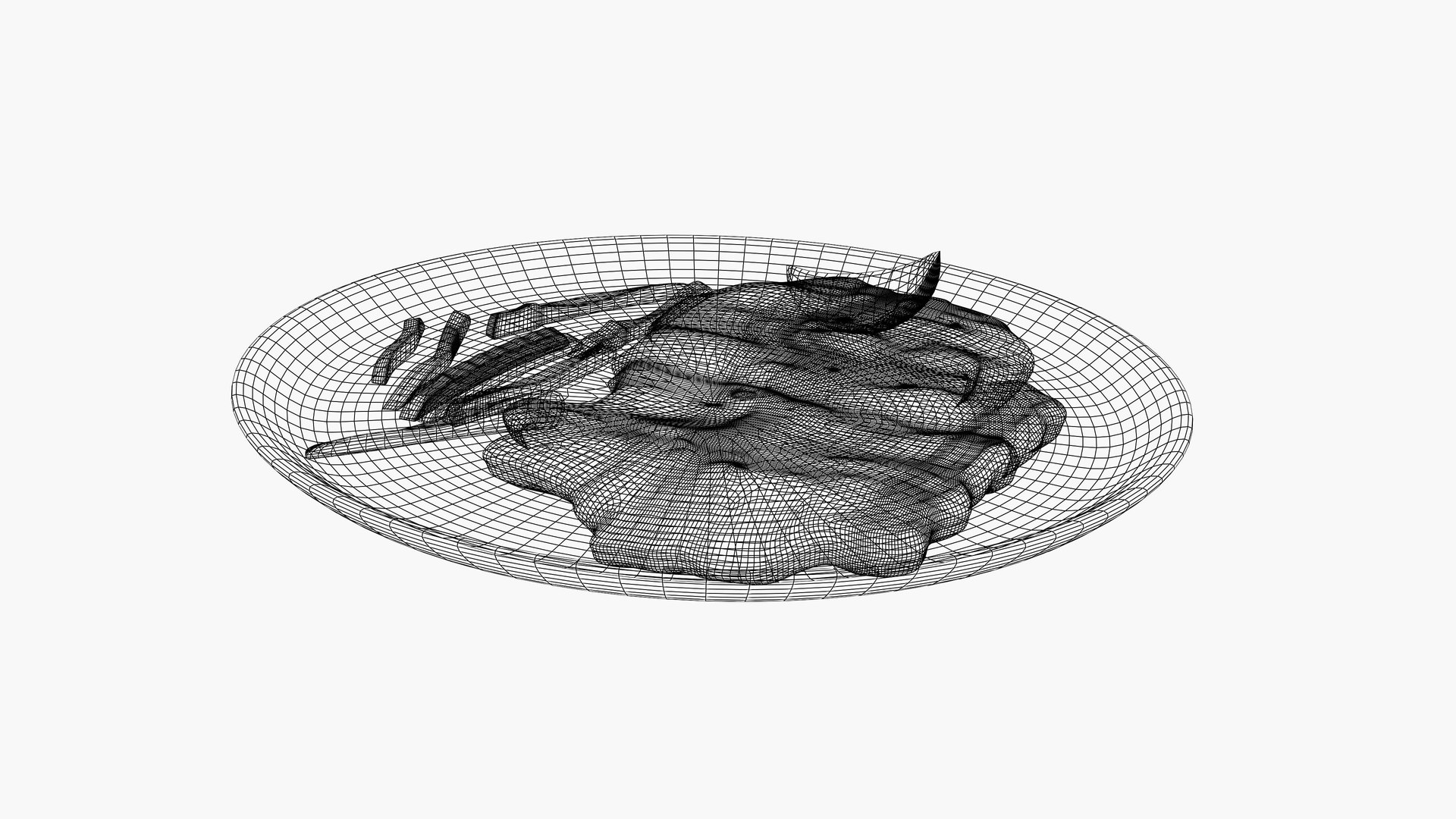 3D Milan Schnitzel - TurboSquid 2052823