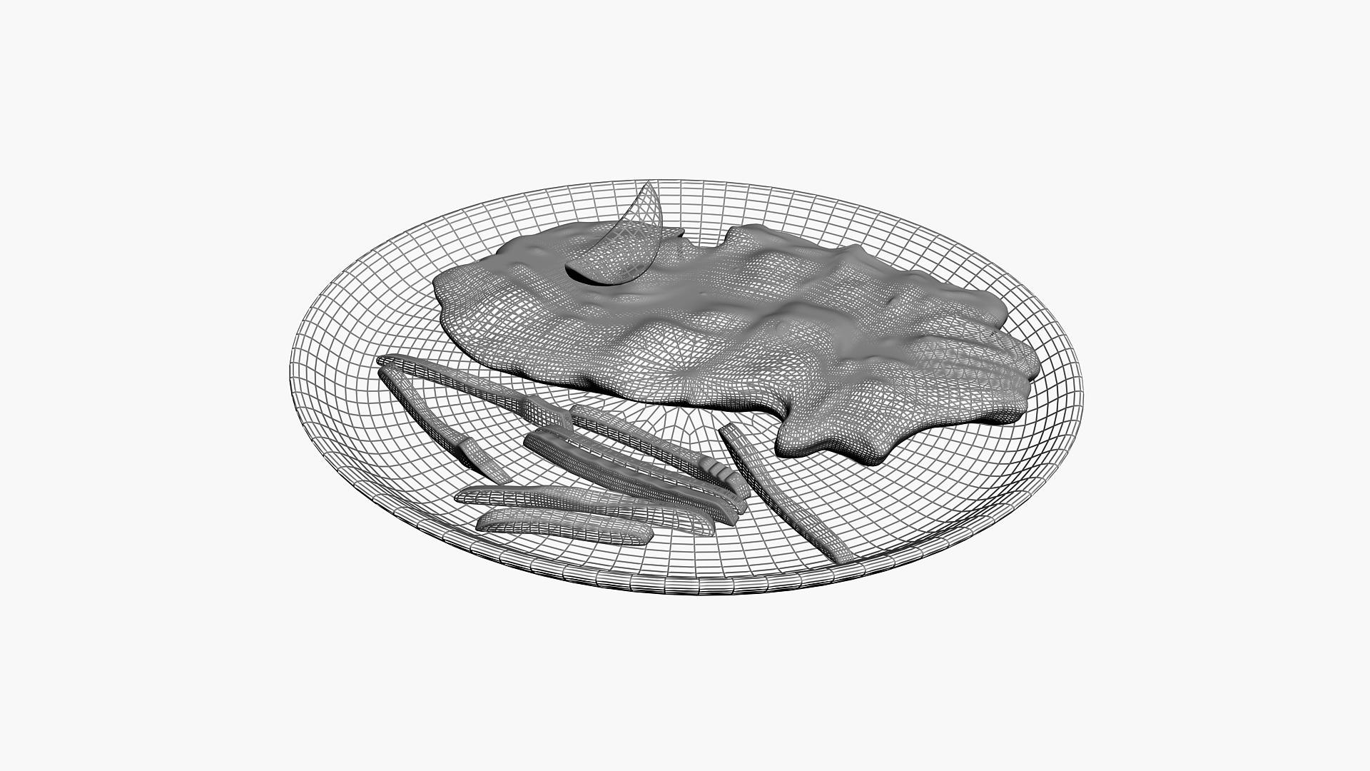 3D Milan Schnitzel - TurboSquid 2052823