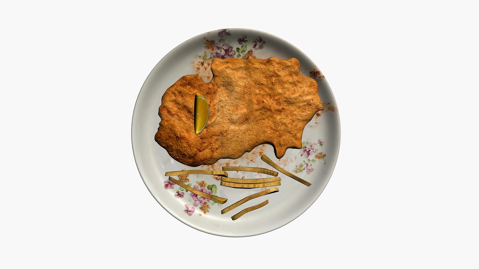 3D Milan Schnitzel - TurboSquid 2052823