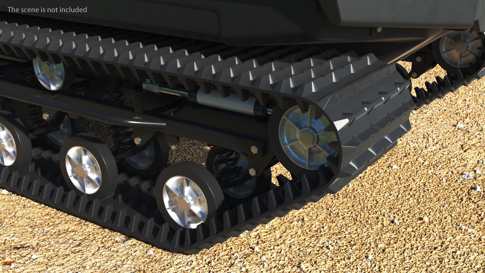 ATV Track 3D Model - TurboSquid 2002533