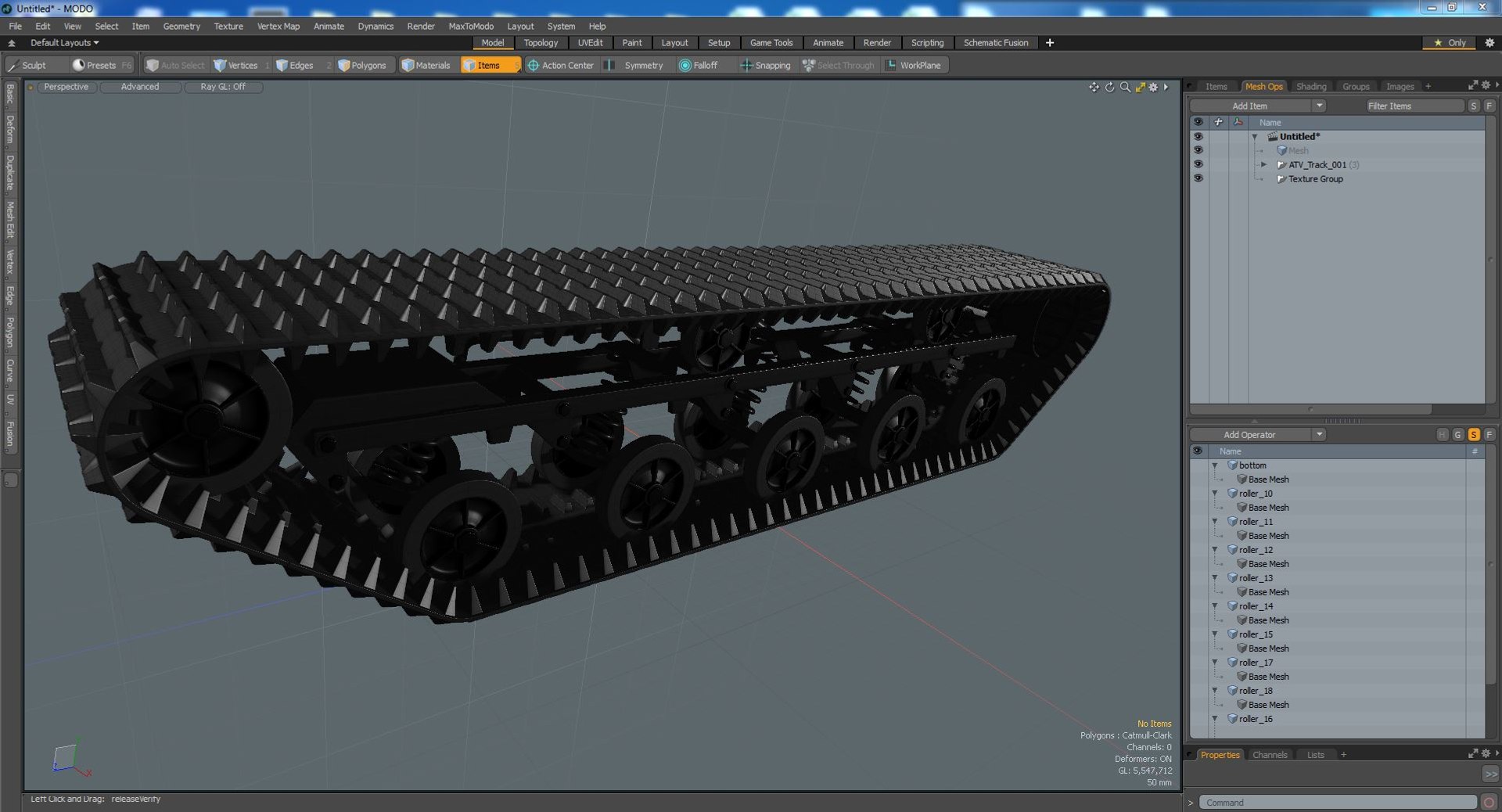 ATV Track 3D Model - TurboSquid 2002533