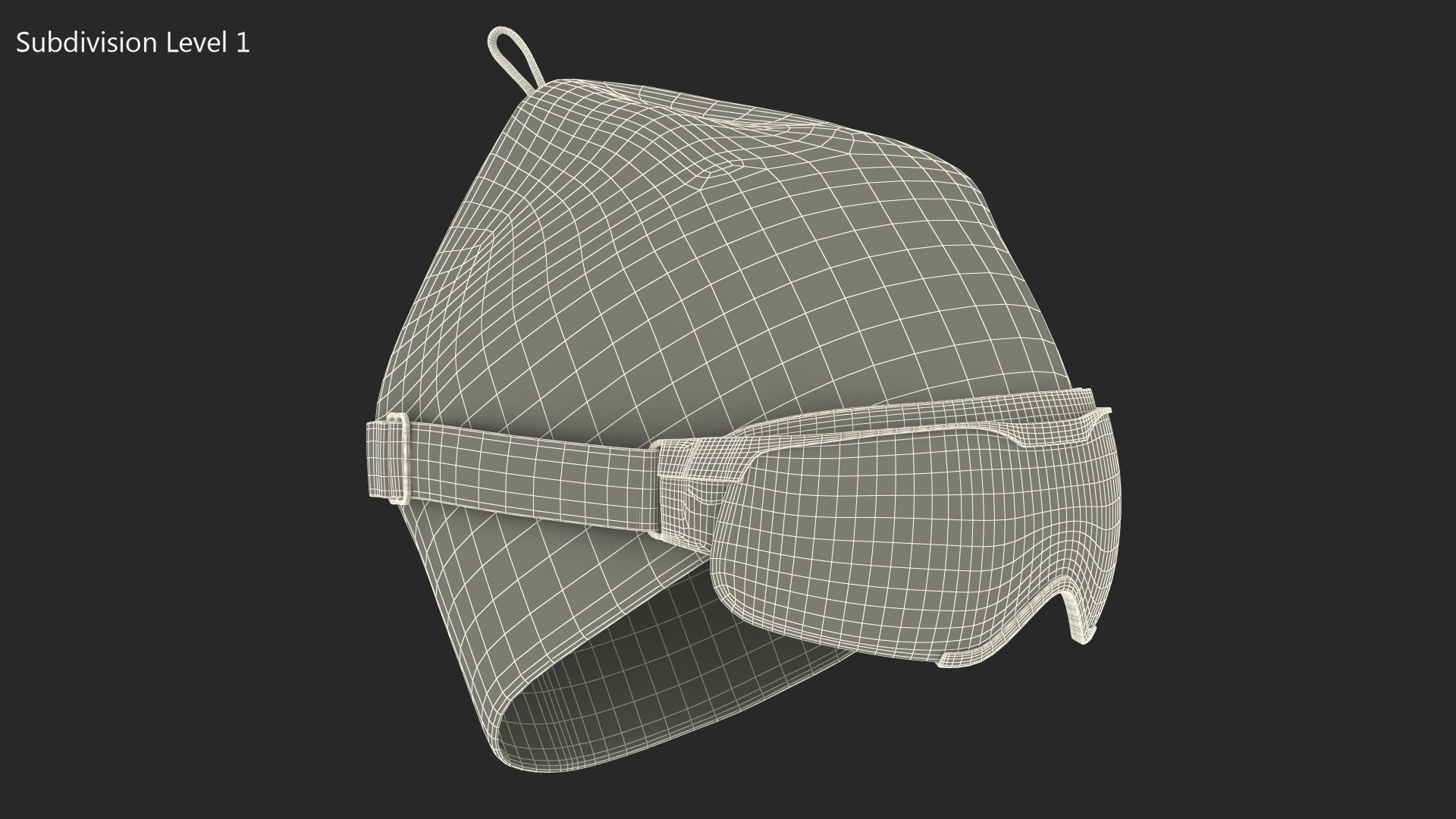 Ski Cap With Goggles 3D - TurboSquid 1749653