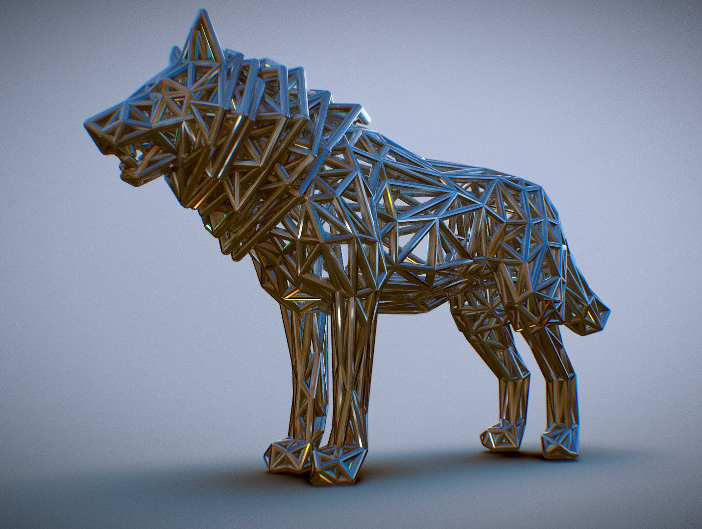 Wolf white animal 3D model - TurboSquid 1489371