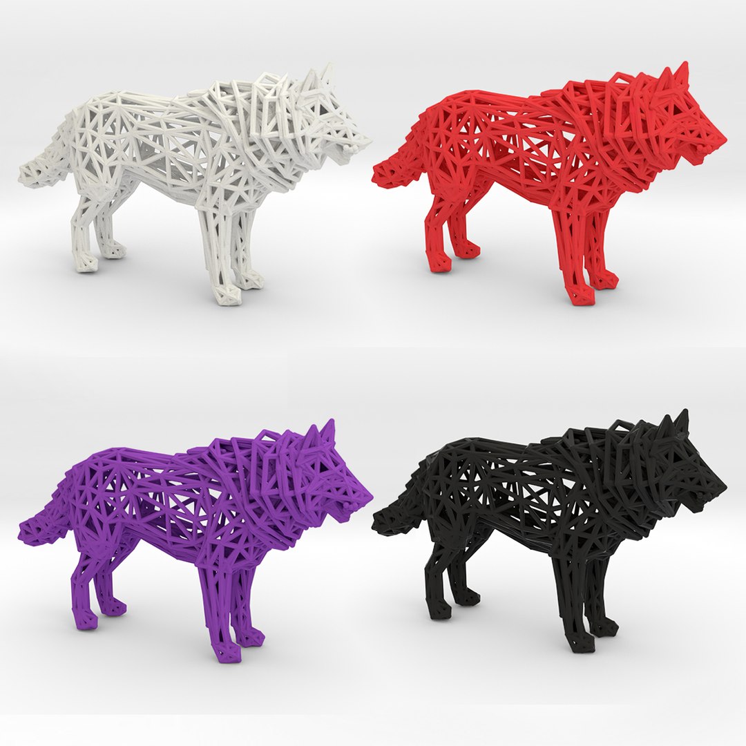 Wolf white animal 3D model - TurboSquid 1489371
