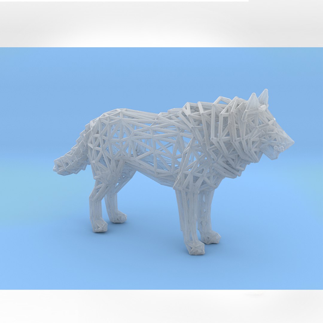 Wolf white animal 3D model - TurboSquid 1489371