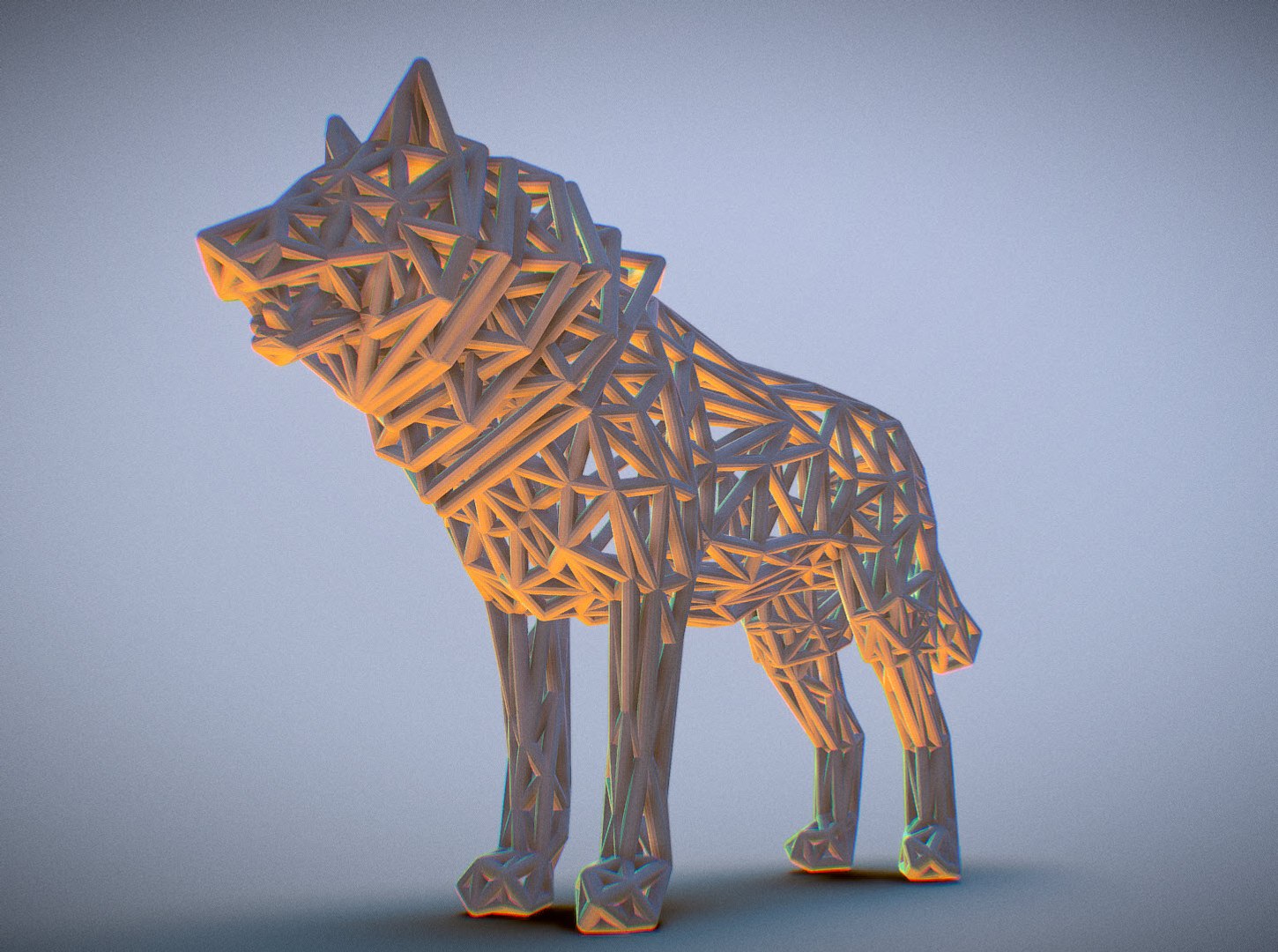 Wolf white animal 3D model - TurboSquid 1489371