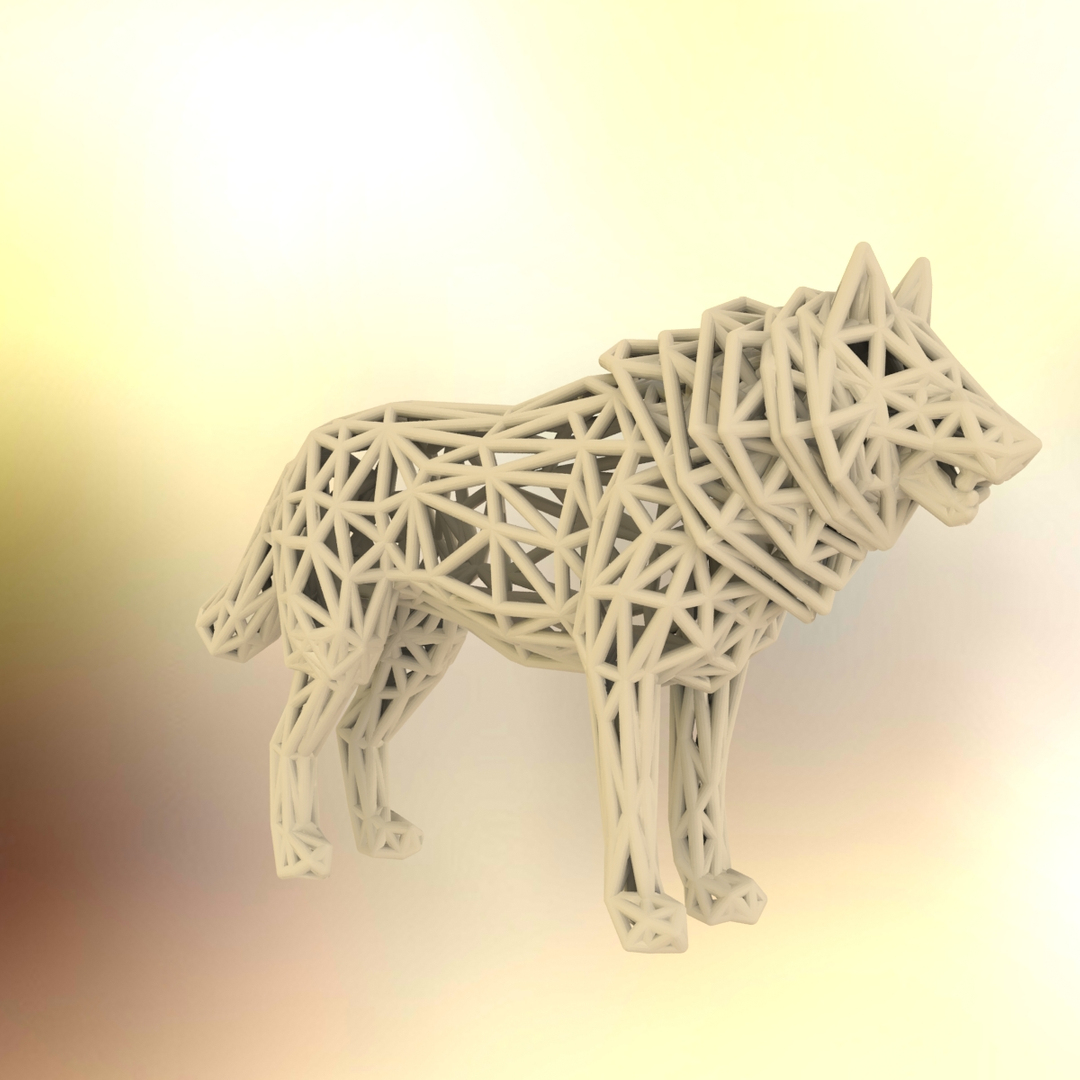 Wolf white animal 3D model - TurboSquid 1489371