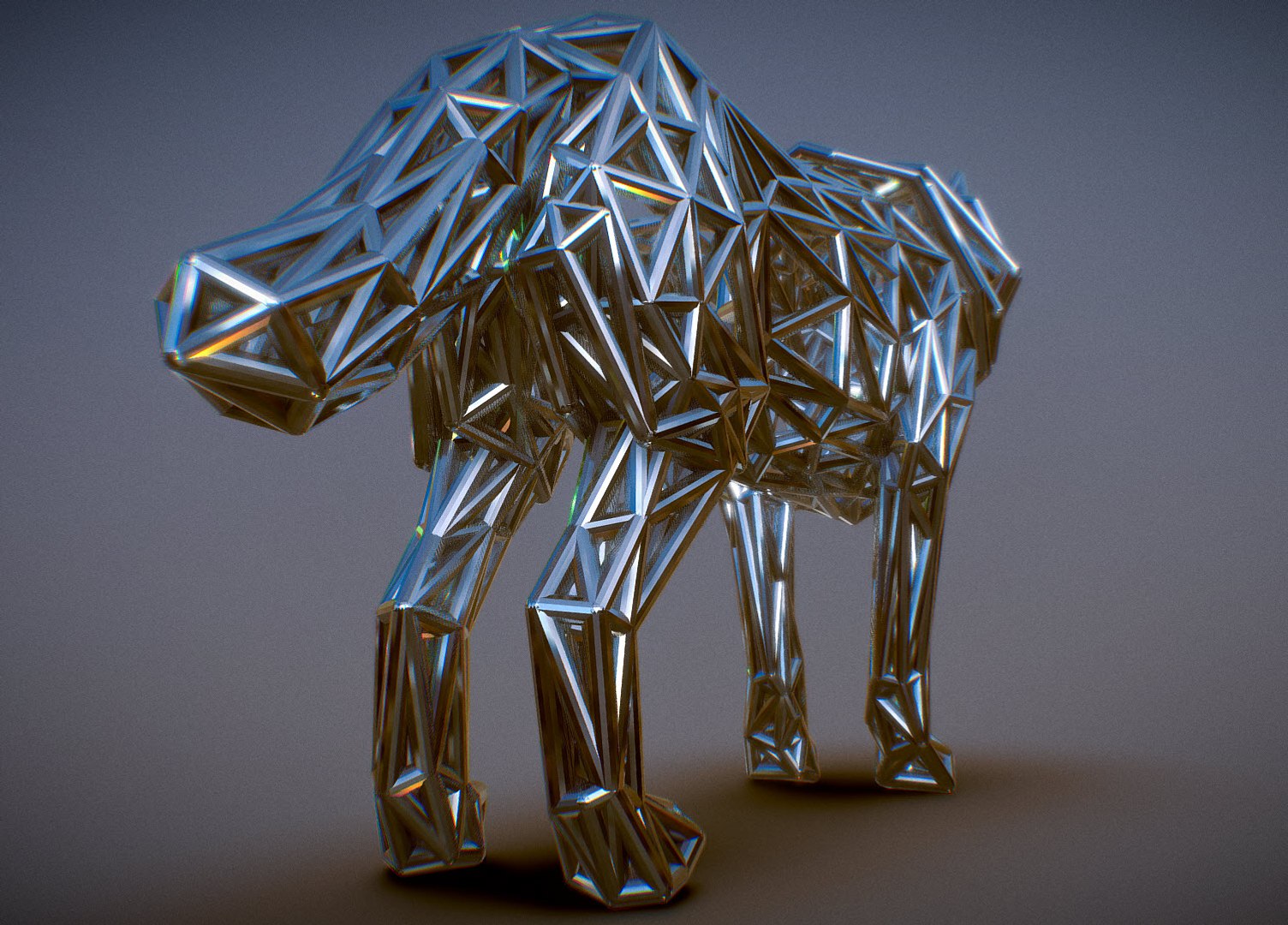 Wolf white animal 3D model - TurboSquid 1489371