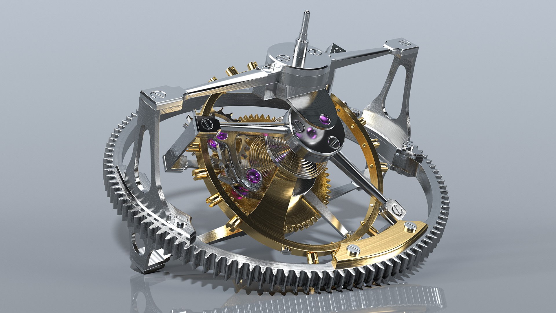 Greubel forsey double tourbillon 3D model - TurboSquid 1561123