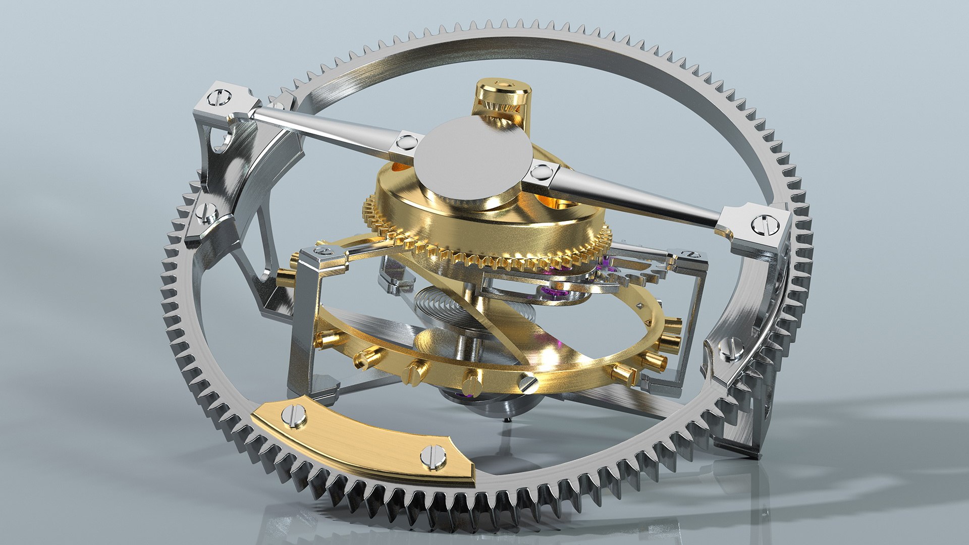 Greubel forsey double tourbillon 3D model - TurboSquid 1561123