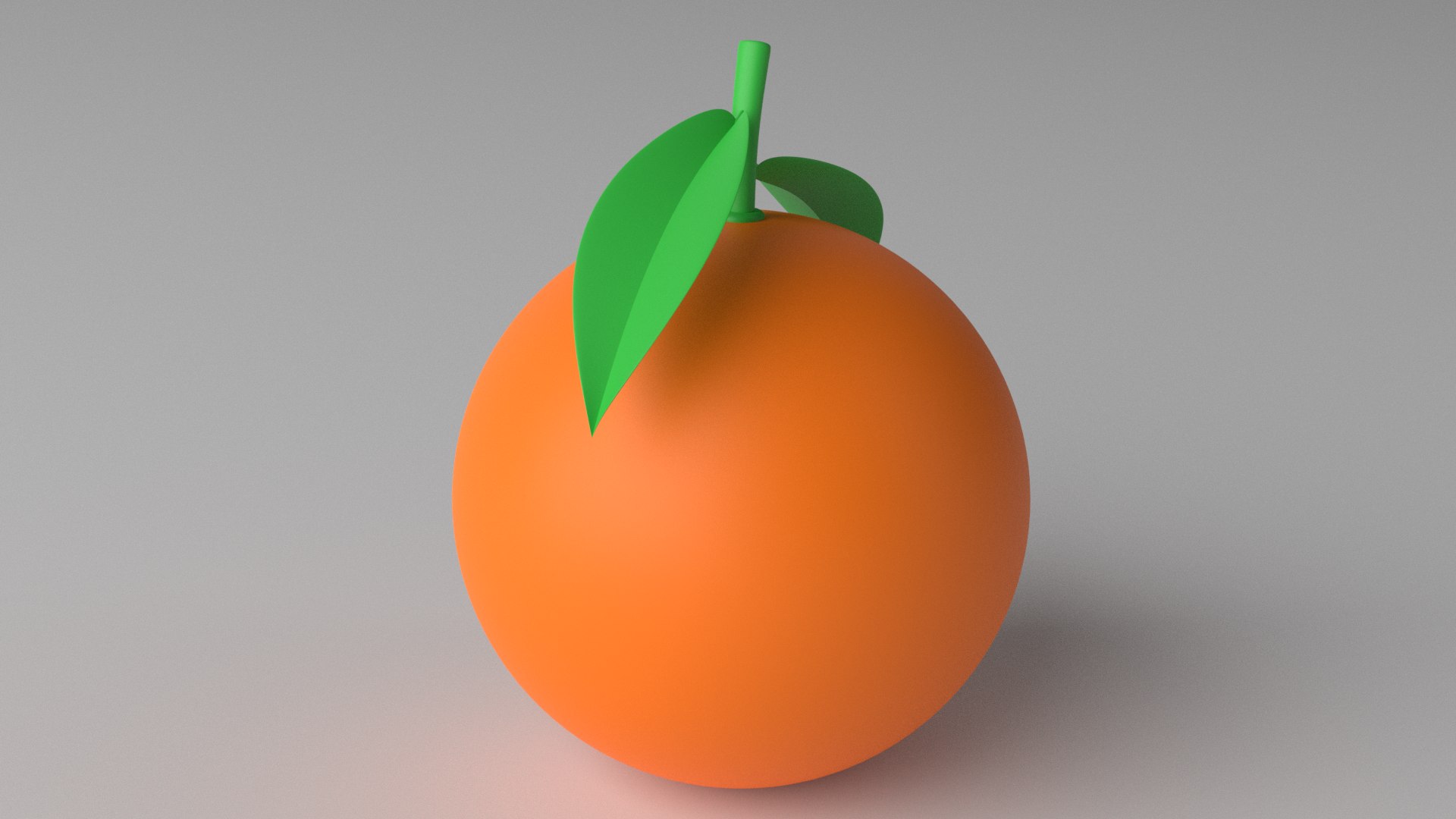3D Cartoon Cute Orange Fruit model - TurboSquid 2001224