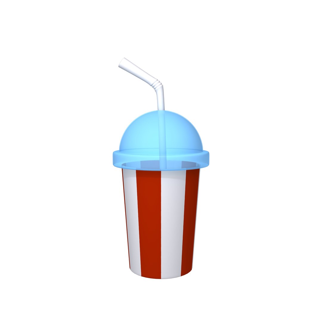 Plastic Cup Cartoon 3D Model - TurboSquid 1837818