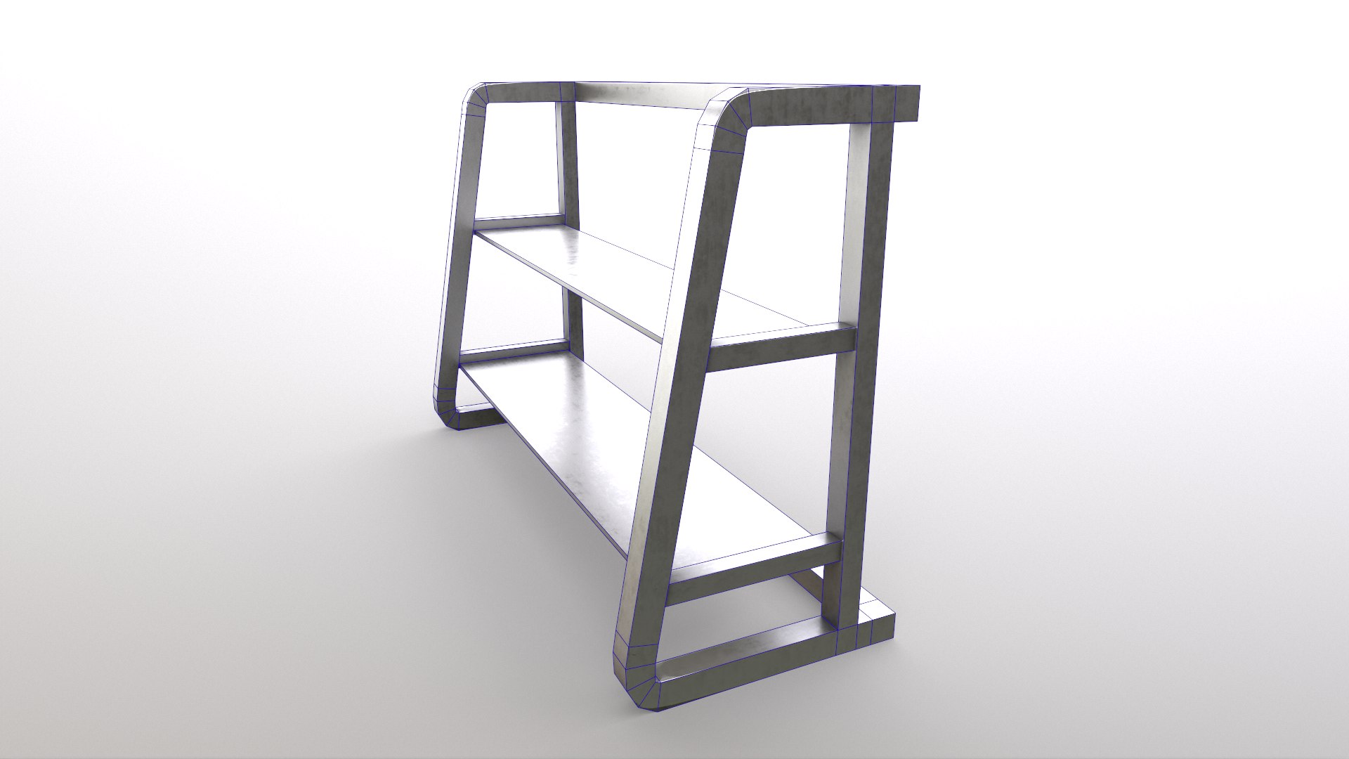 3D Model PBR Kettlebell Rack B - TurboSquid 1802301