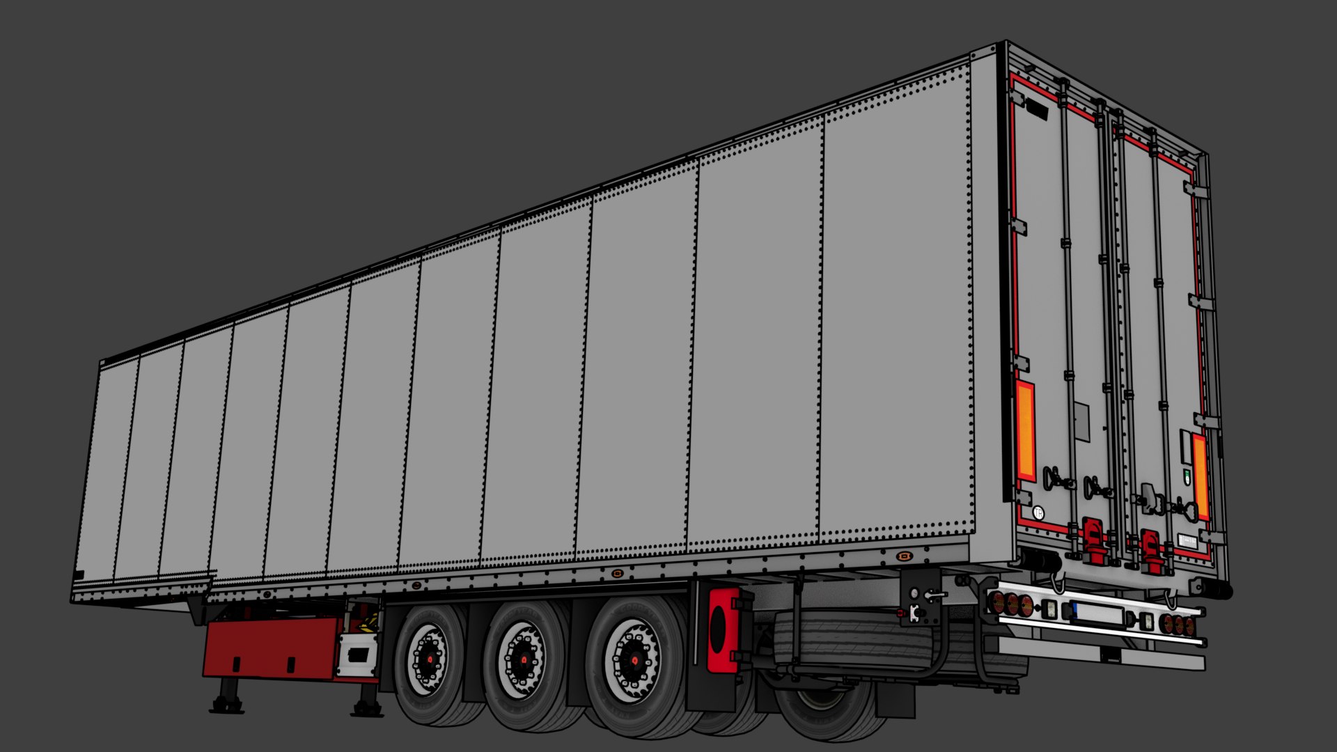 TALSON TEXTILE TRAILER 3D Model - TurboSquid 1899624