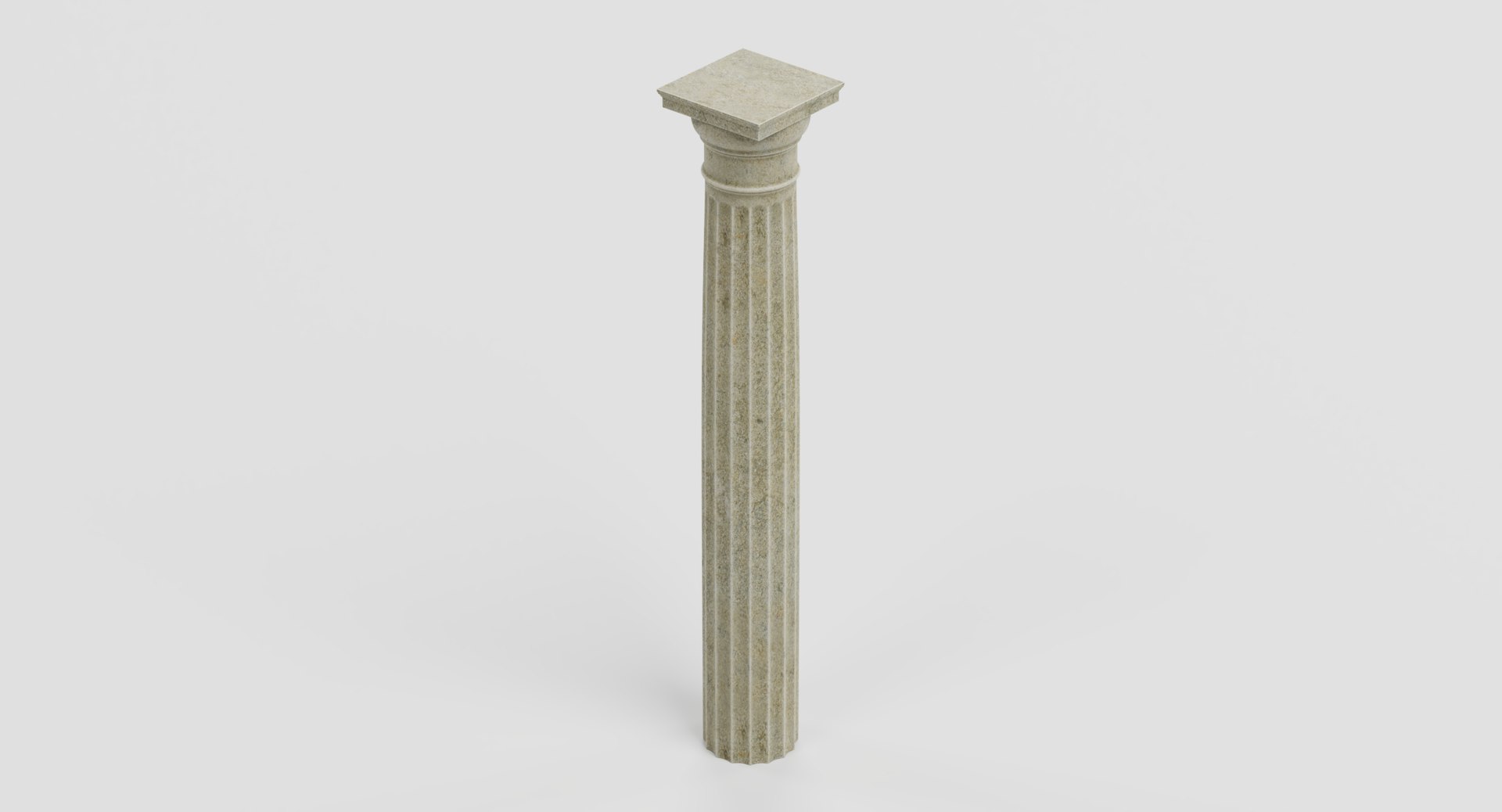 Doric Column 3D Model - TurboSquid 1379979