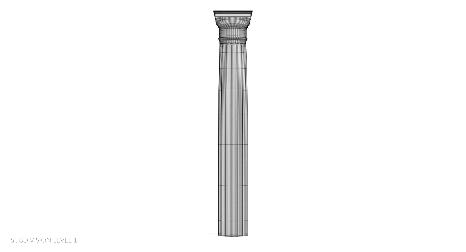 Doric Column 3D Model - TurboSquid 1379979