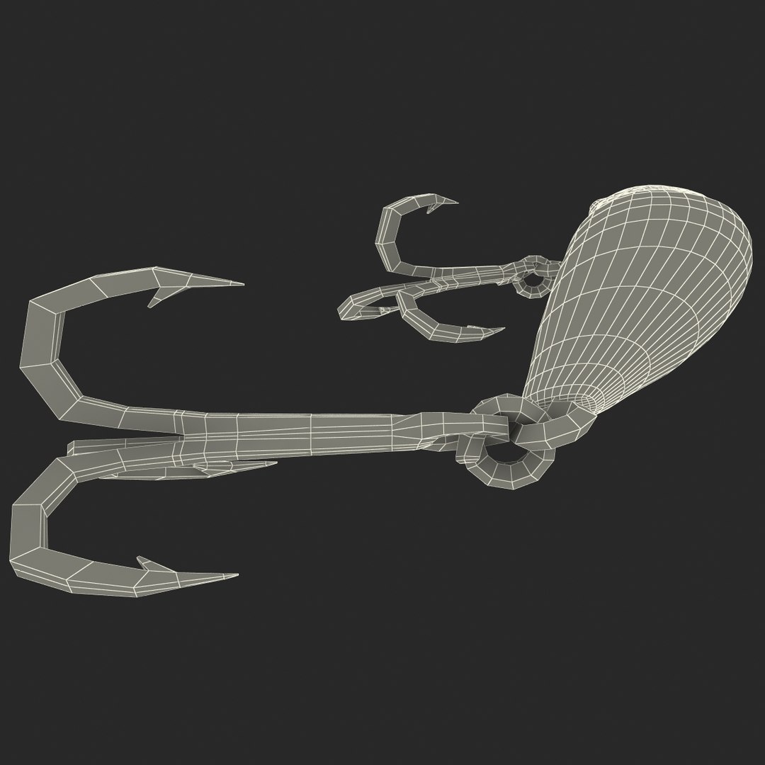 3d Model Saltwater Fishing Lure