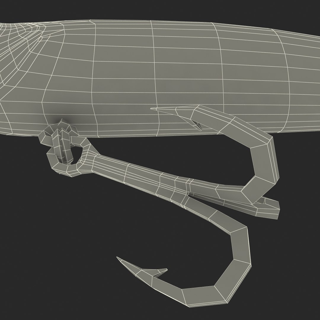 3d Model Saltwater Fishing Lure