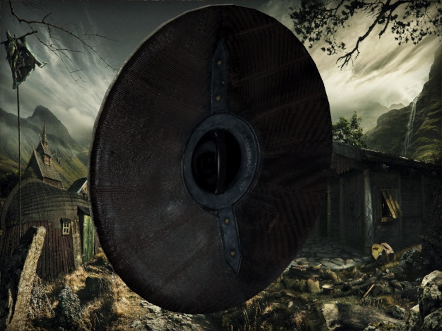 Shield Viking Obj