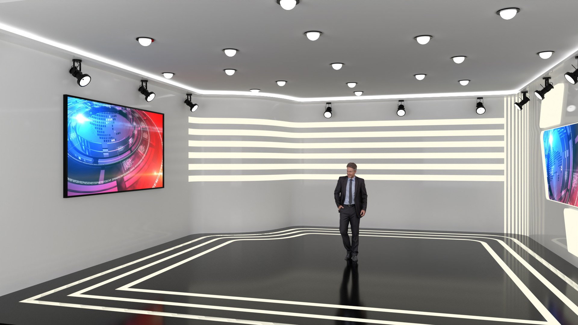 Virtual Set 3D Model - TurboSquid 2296172