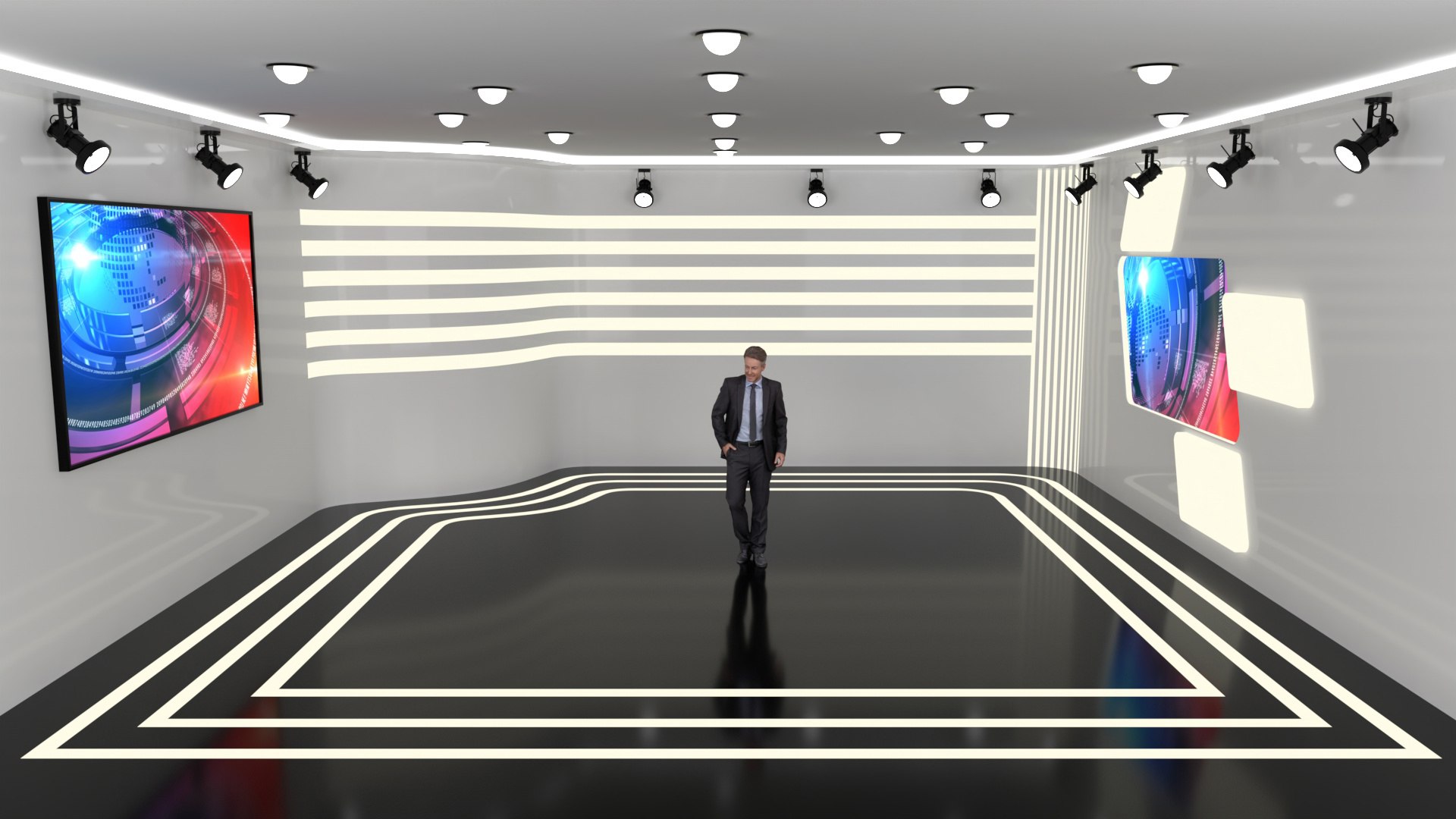 Virtual Set 3D Model - TurboSquid 2296172