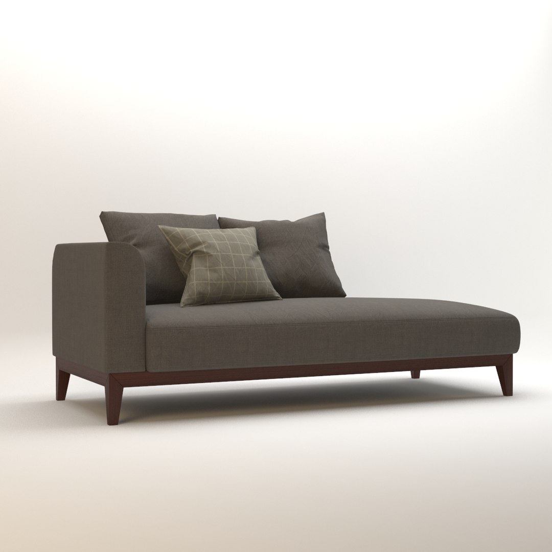 3d Modern Design Lounge Sofa