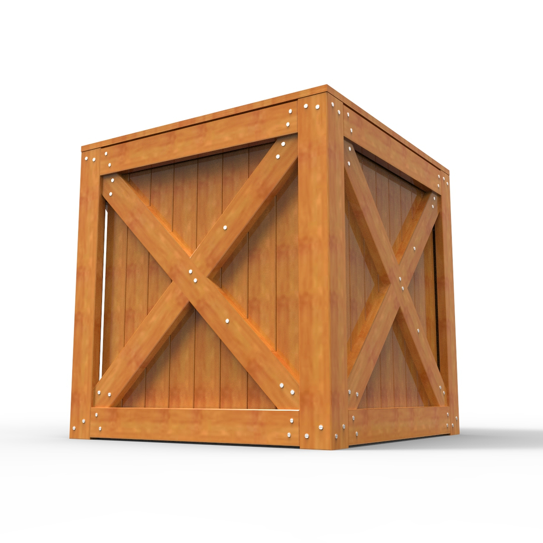 Free 3D wooden box - TurboSquid 1259133