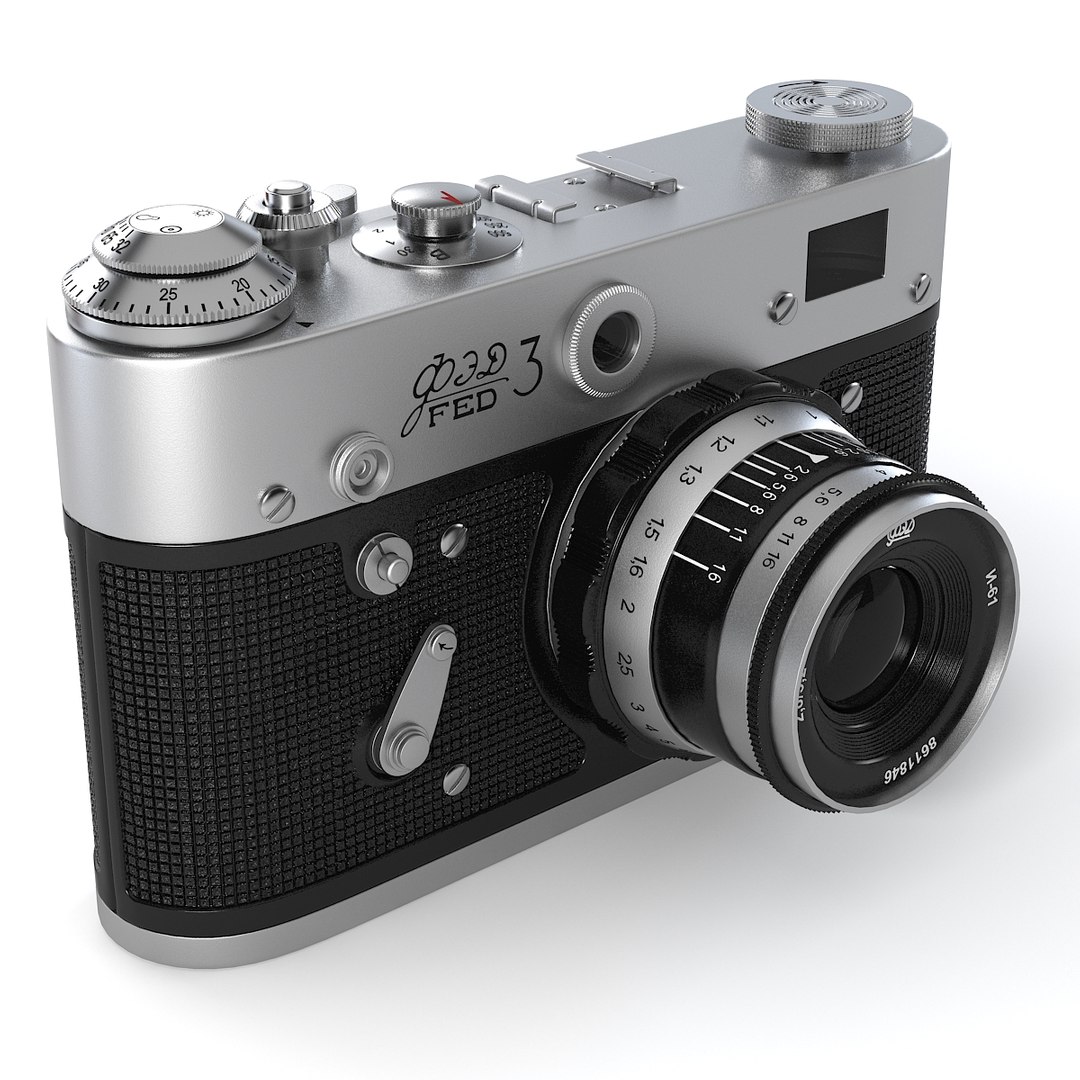 3d Fed-3 Rangefinder Camera