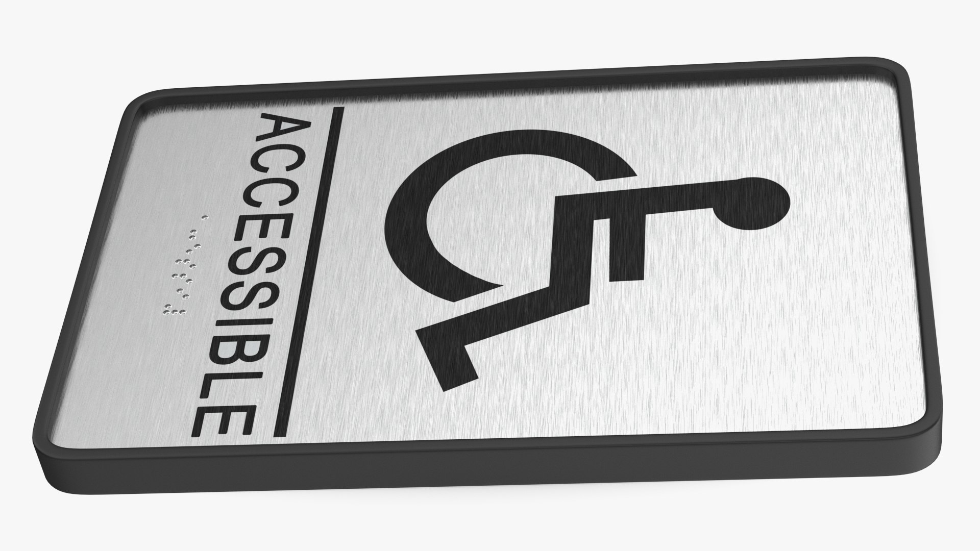 Wheelchair Accessible Sign 3D Model - TurboSquid 2040973