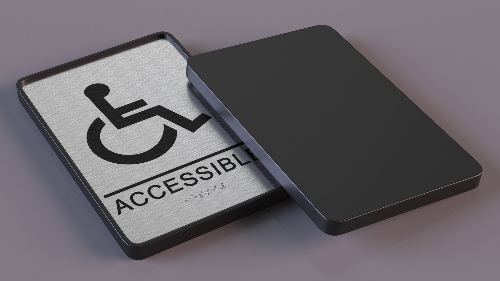 Wheelchair Accessible Sign 3D Model - TurboSquid 2040973