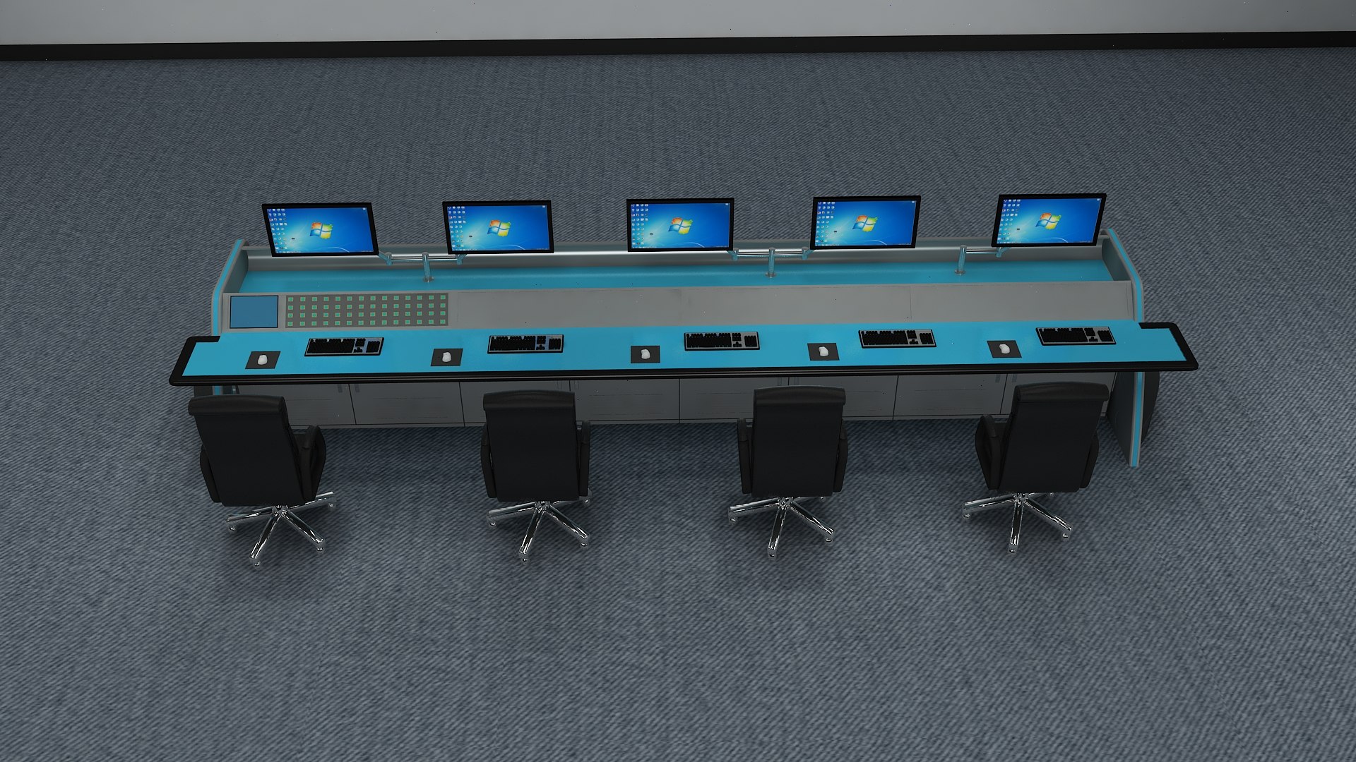 Control Desk 3D Model - TurboSquid 1912429