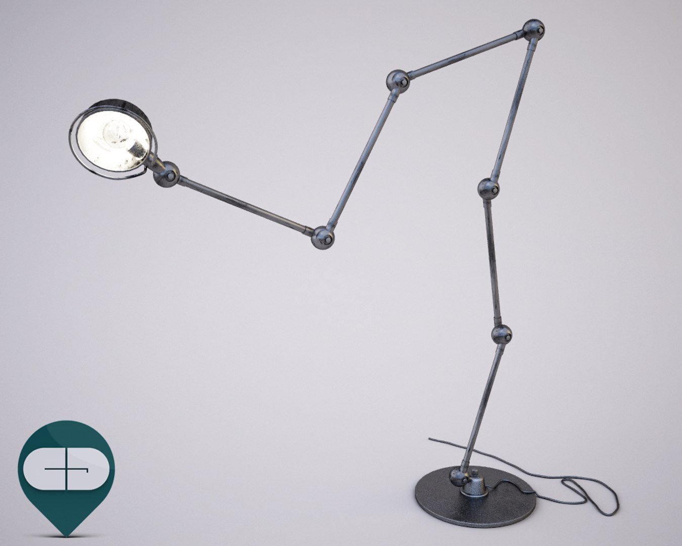 C4d Industrial Lamp