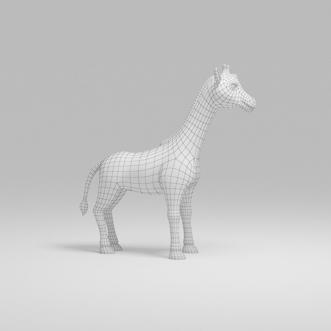 3D Giraffe Cartoon Model - TurboSquid 2370721