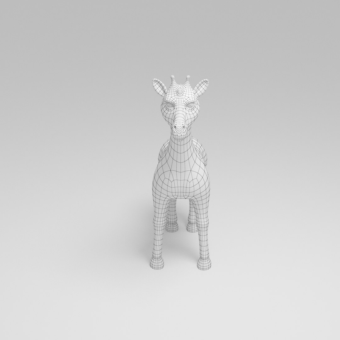 3D Giraffe Cartoon Model - TurboSquid 2370721