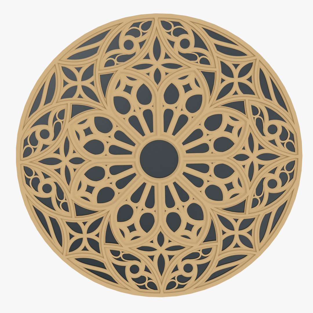 3D Gothic Rose Window - TurboSquid 1981125