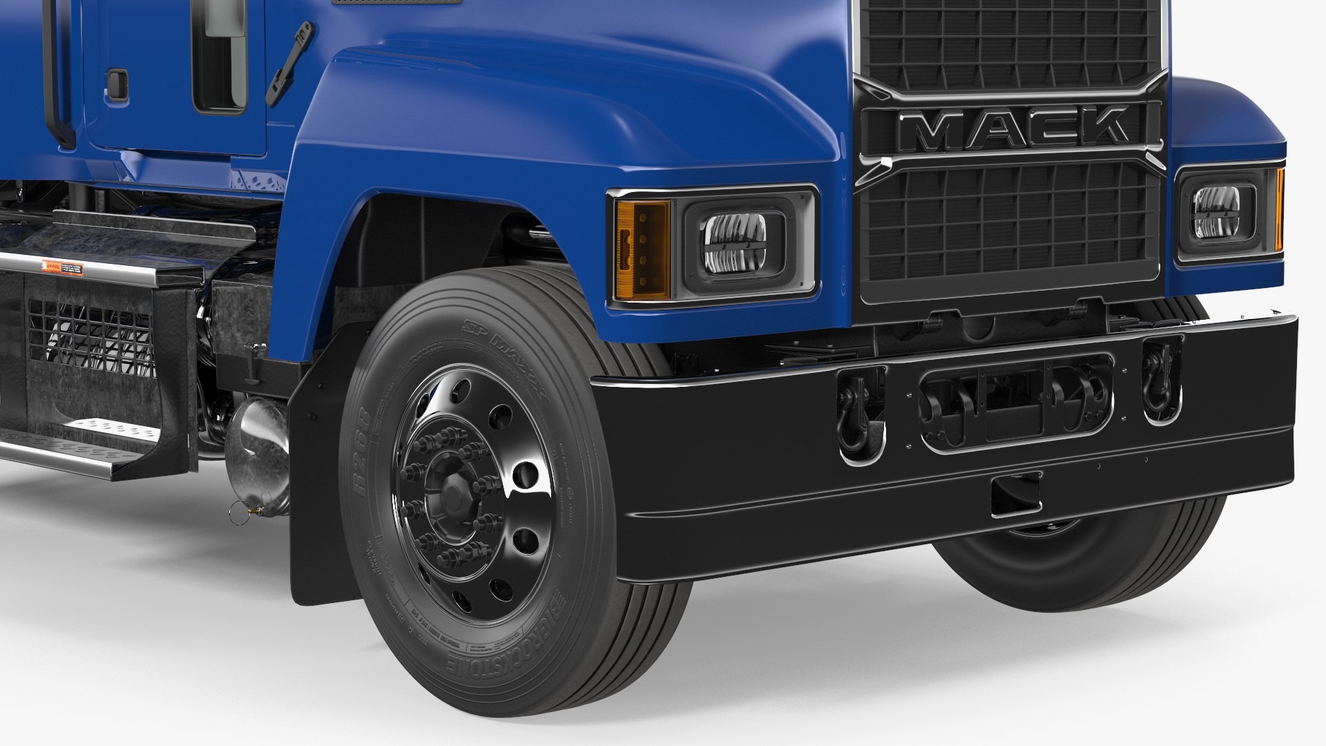 3D Mack Tractor 2025 Blue - TurboSquid 2295974